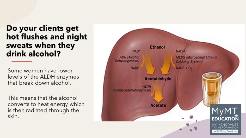 Does alcohol increase the stiffness of blood vessels in menopausal ...